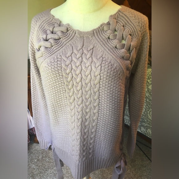 VENUS | Sweaters | Light Purple Small Venus Woven Sweater | Poshmark